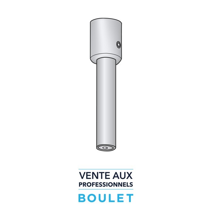 Suspente ø20 mm en aluminium blanc